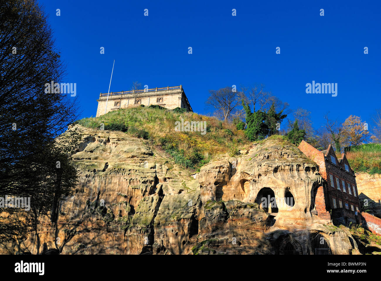 Nottingham castle england uk Stock Photo - Alamy