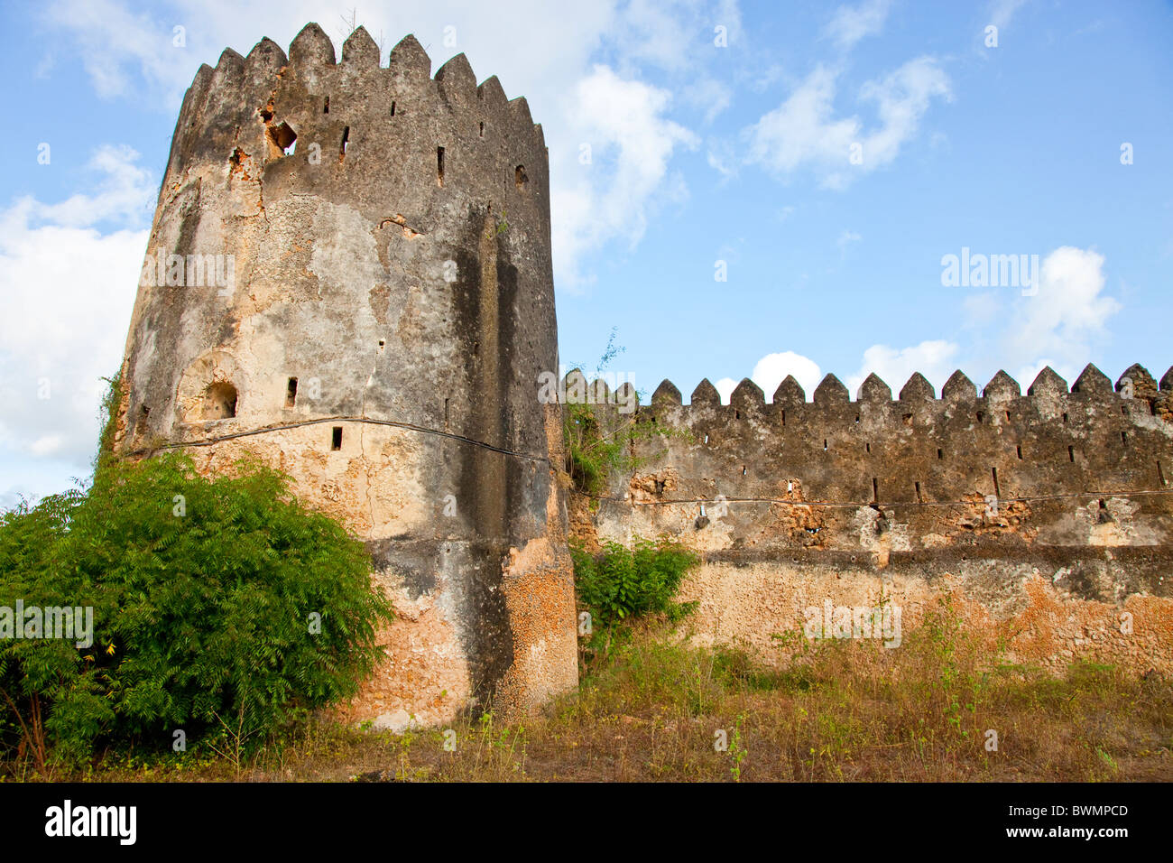 Siyu Fort, Siyu, Pate Island near Lamu Island, Kenya Stock Photo - Alamy
