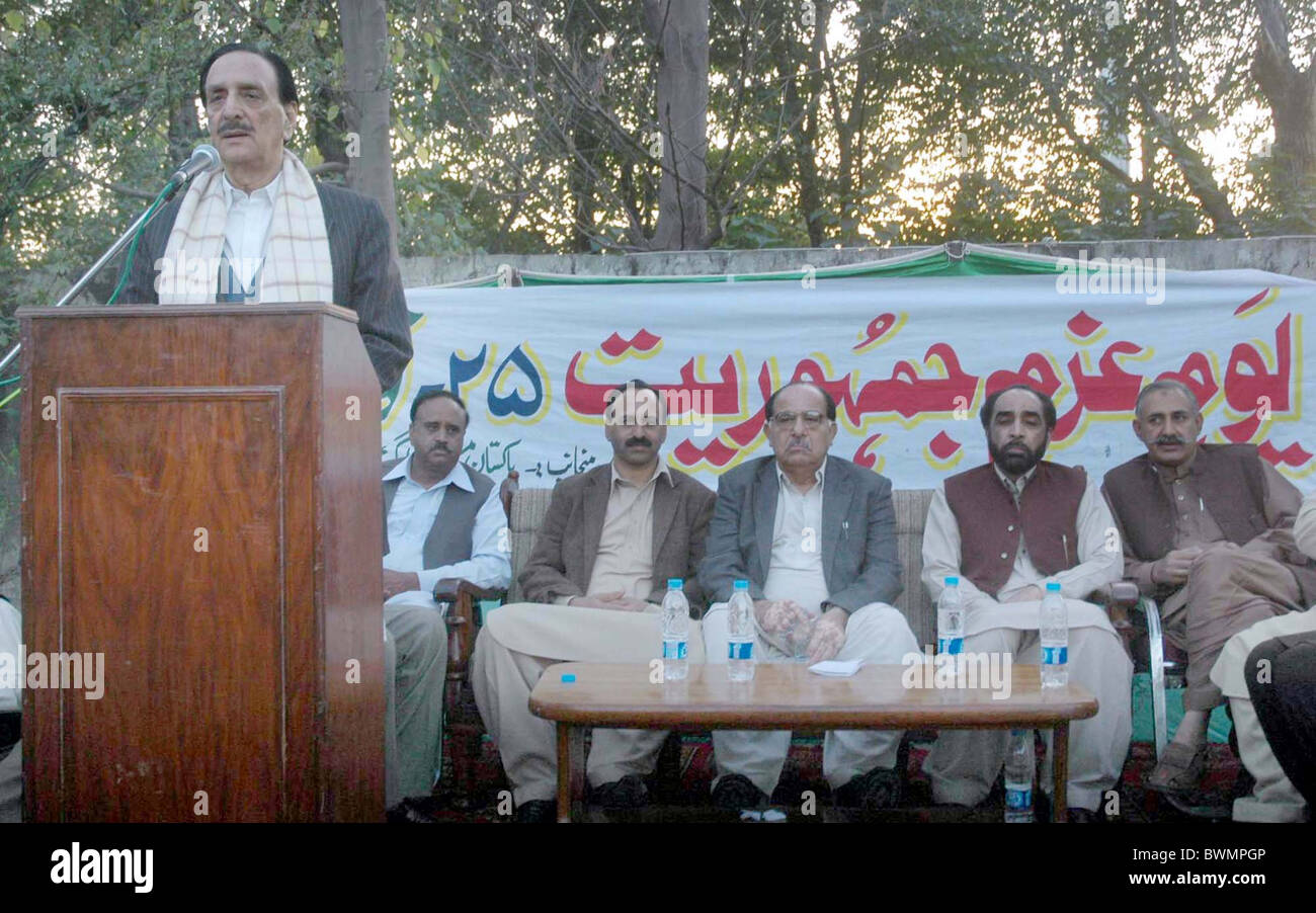 Muslim League-N leader, Raja Zafar-ul-Haq addresses seminar on occasion ...