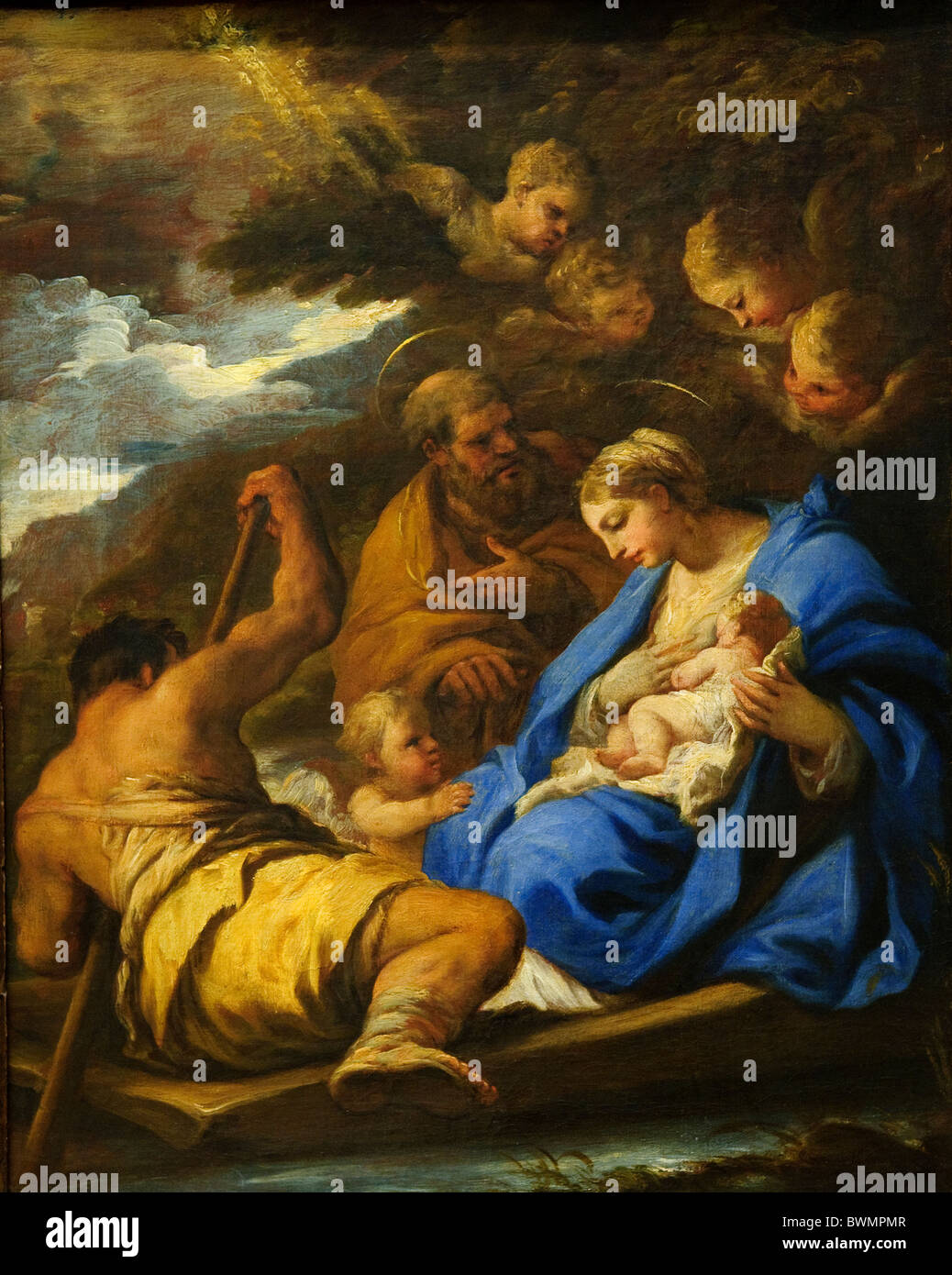The Flight into Egypt, by Luca Giordano (Italian, Neapolitan, 1632–1705 ...