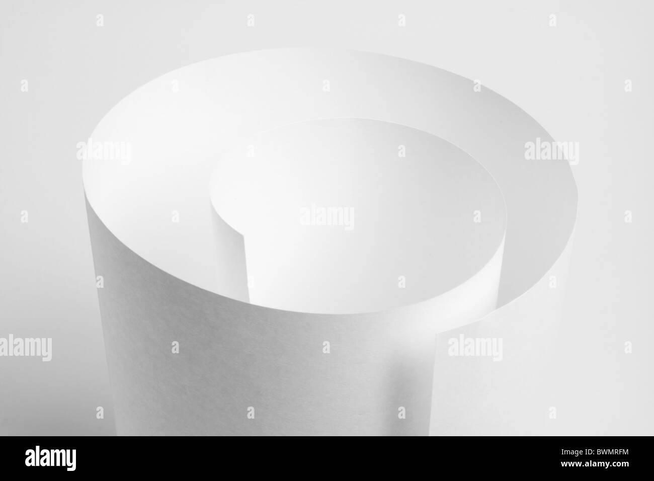 Rolled Up Paper Stock Photo - Alamy