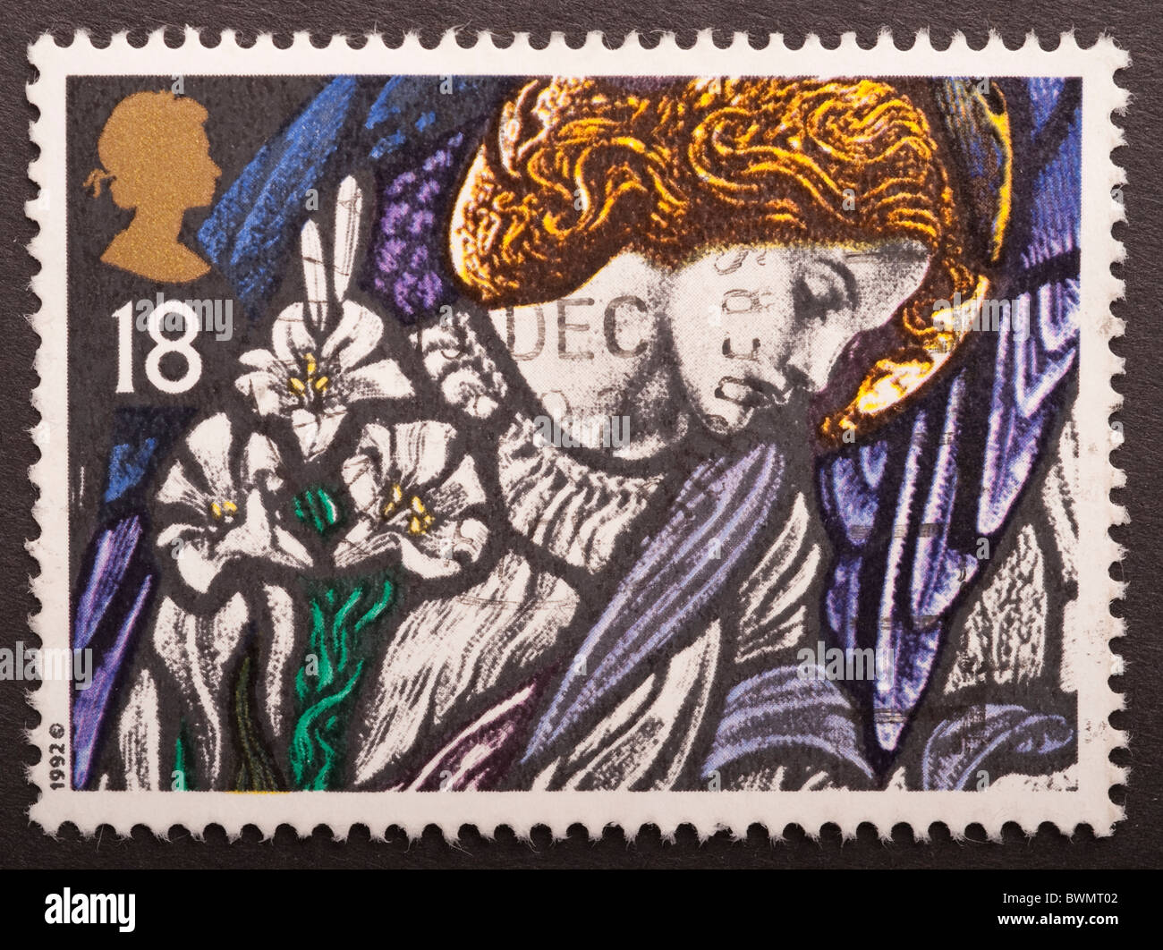 United Kingdom Commemorative Stamp, 18 p Stock Photo - Alamy