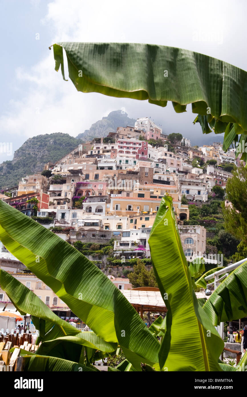 Positano "Amalfi coast" perched houses building facade architecture ...