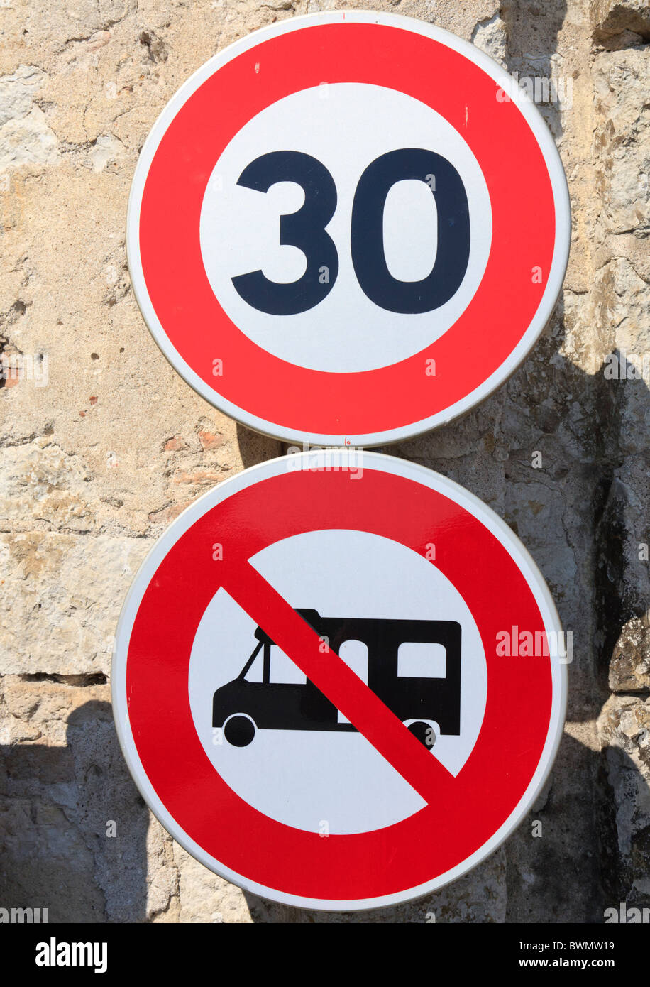 No Caravan sign Stock Photo - Alamy
