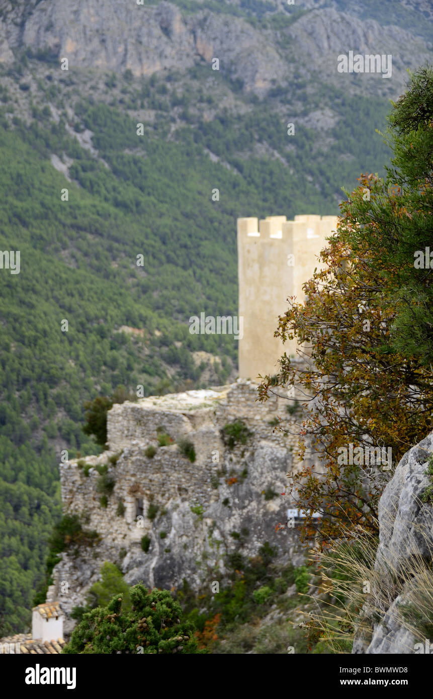 Europe, Spain, Valencia, Province of Alicante, Guadalest. Historic ...