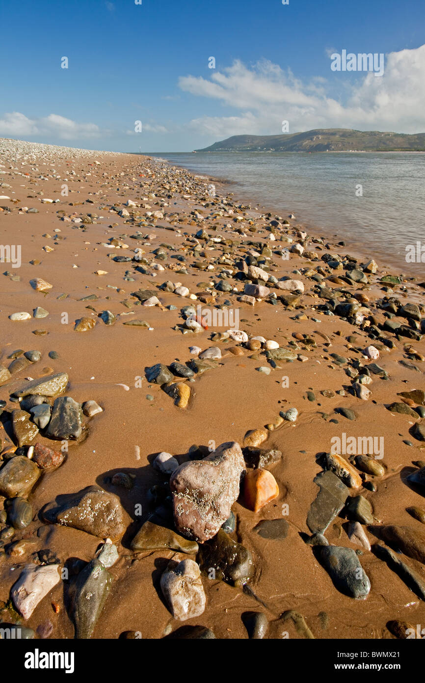 Conwy Morfa Beach & The Great Orme Stock Photo - Alamy