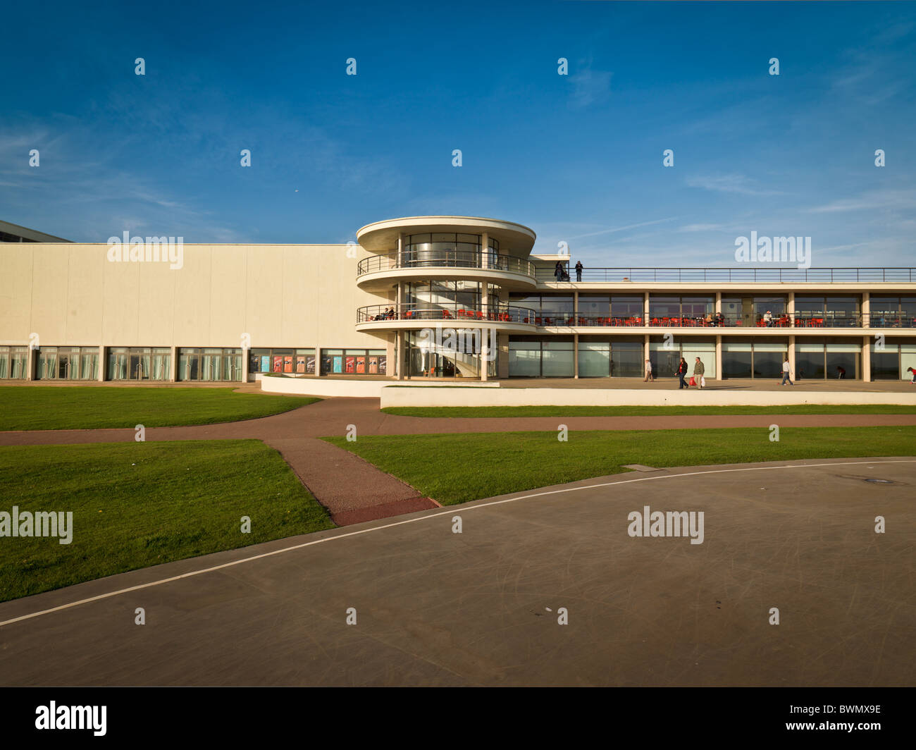 The De La Warr Pavilion in the International Style built 1935 Stock ...