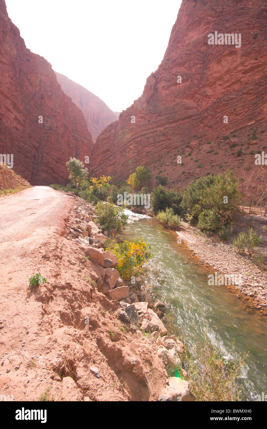 Dades Gorge Dades Gorge Morocco River Valley Stock Photo - Alamy