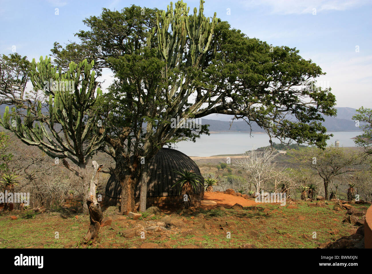 A View from Shakaland Zulu Village, Nkwalini Valley, Kwazulu Natal ...