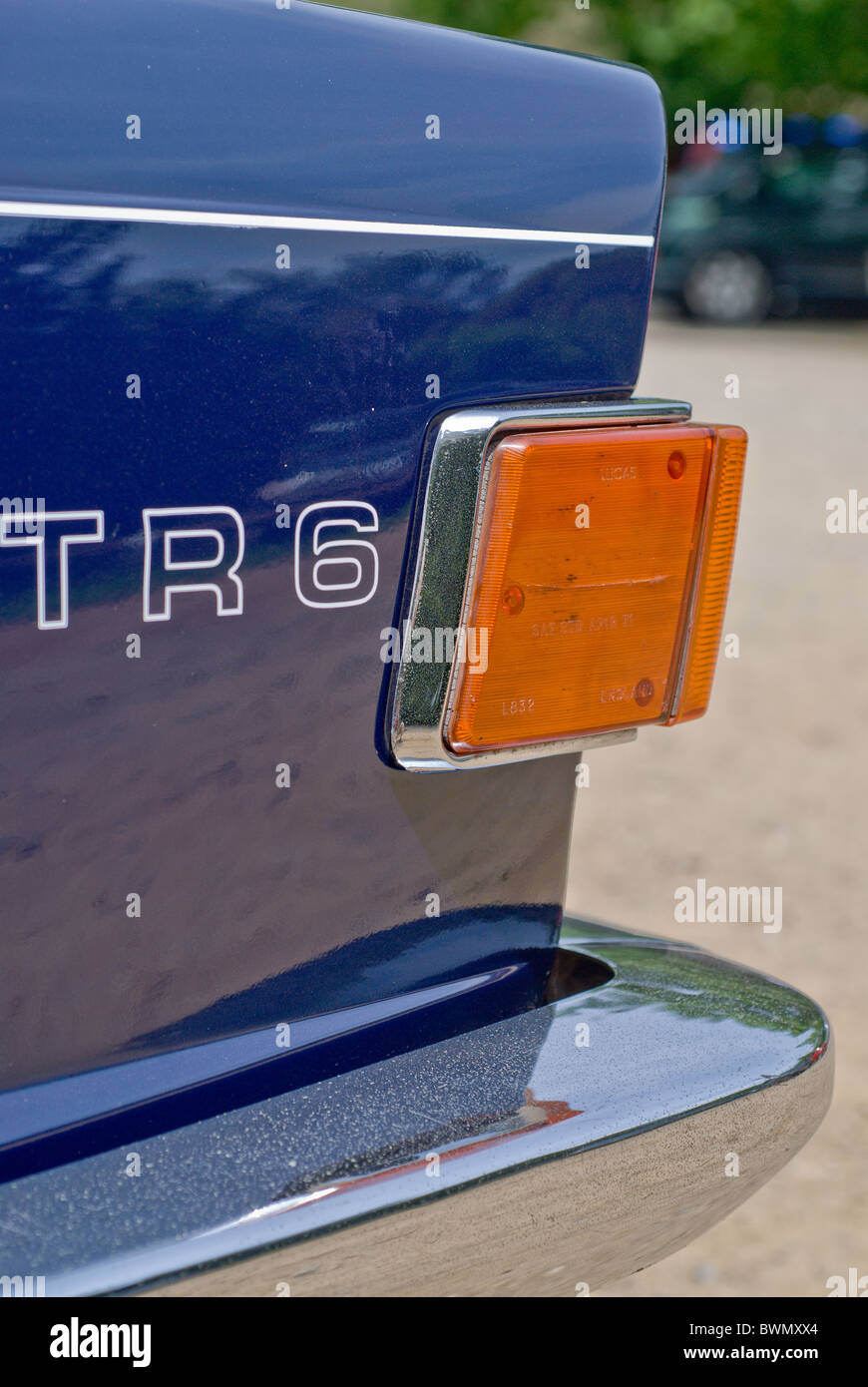 Tr6 logo detail triumph hi-res stock photography and images - Alamy