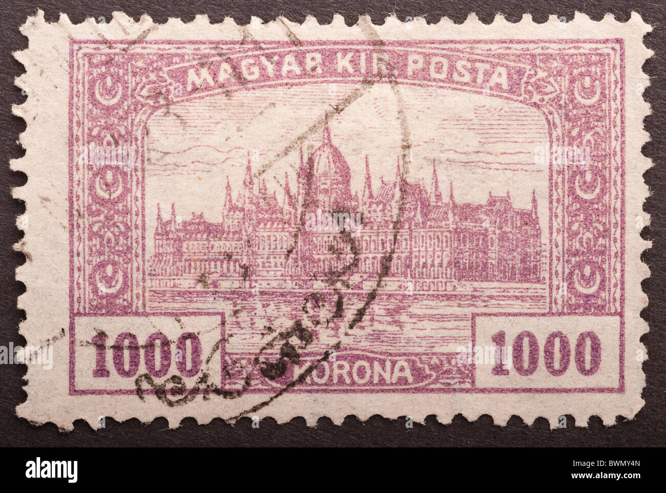 Postage Stamp, Hungary Stock Photo - Alamy