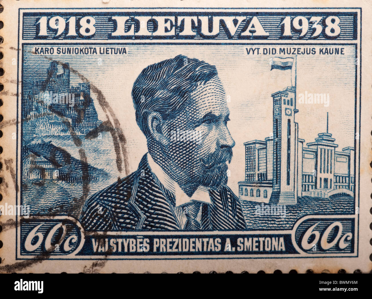 Lithuania Postage Stamp Stock Photo - Alamy