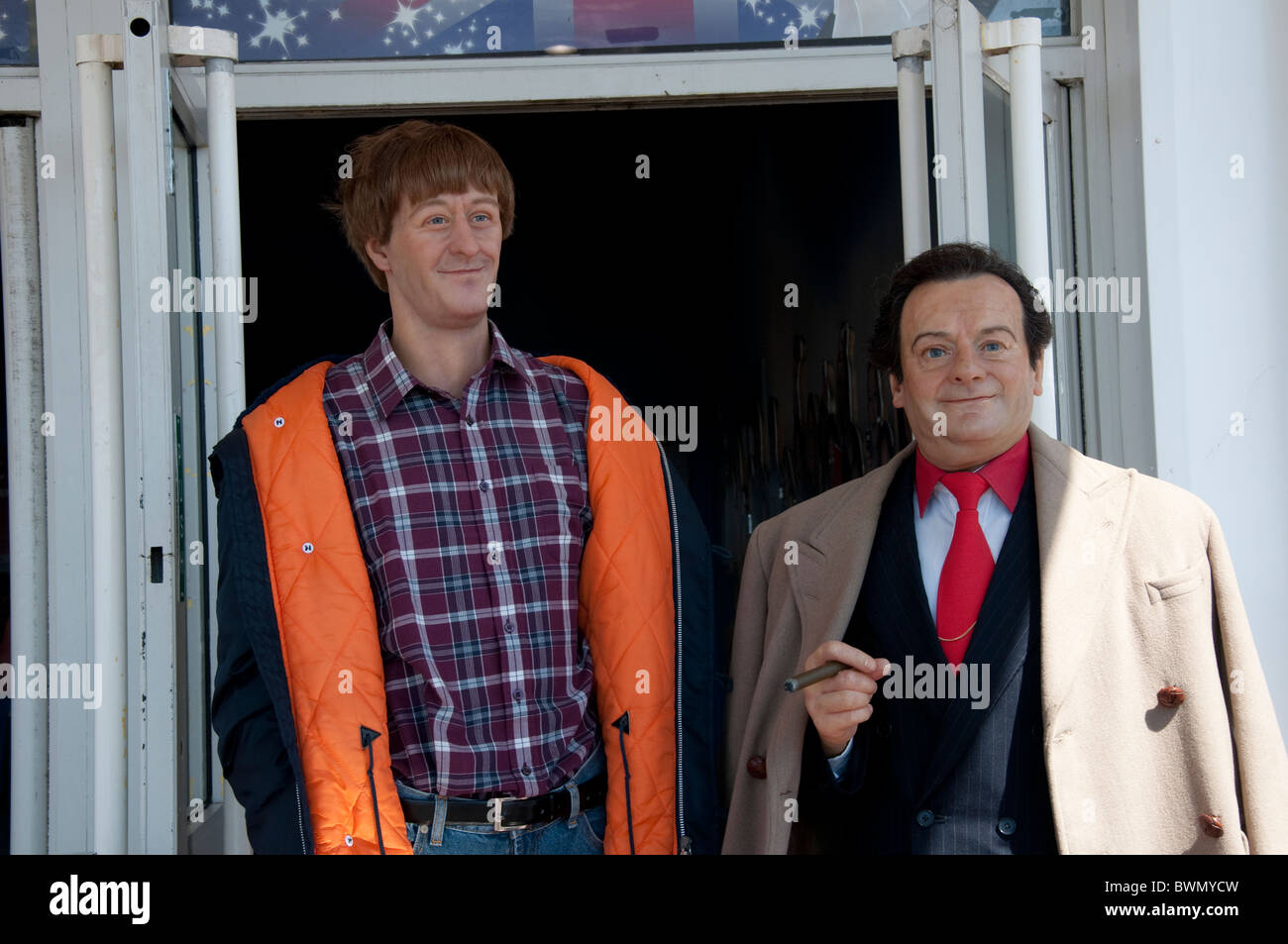 Only Fools and Horses Rodney and Del Bay wax figures in Blackpool on ...