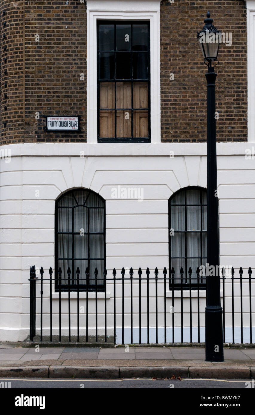 Trinity Church Square. A traditional London square off of Borough High ...
