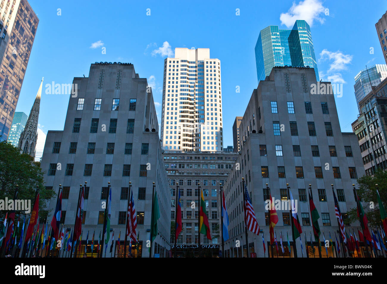 U.S.A., New York, Manhattan, Rockefeller Center Stock Photo - Alamy
