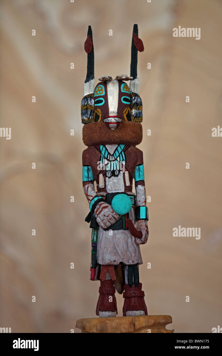 Simbolos Hopi Kachina HOPI INDIAN SUNFACE KACHINA DOLL
