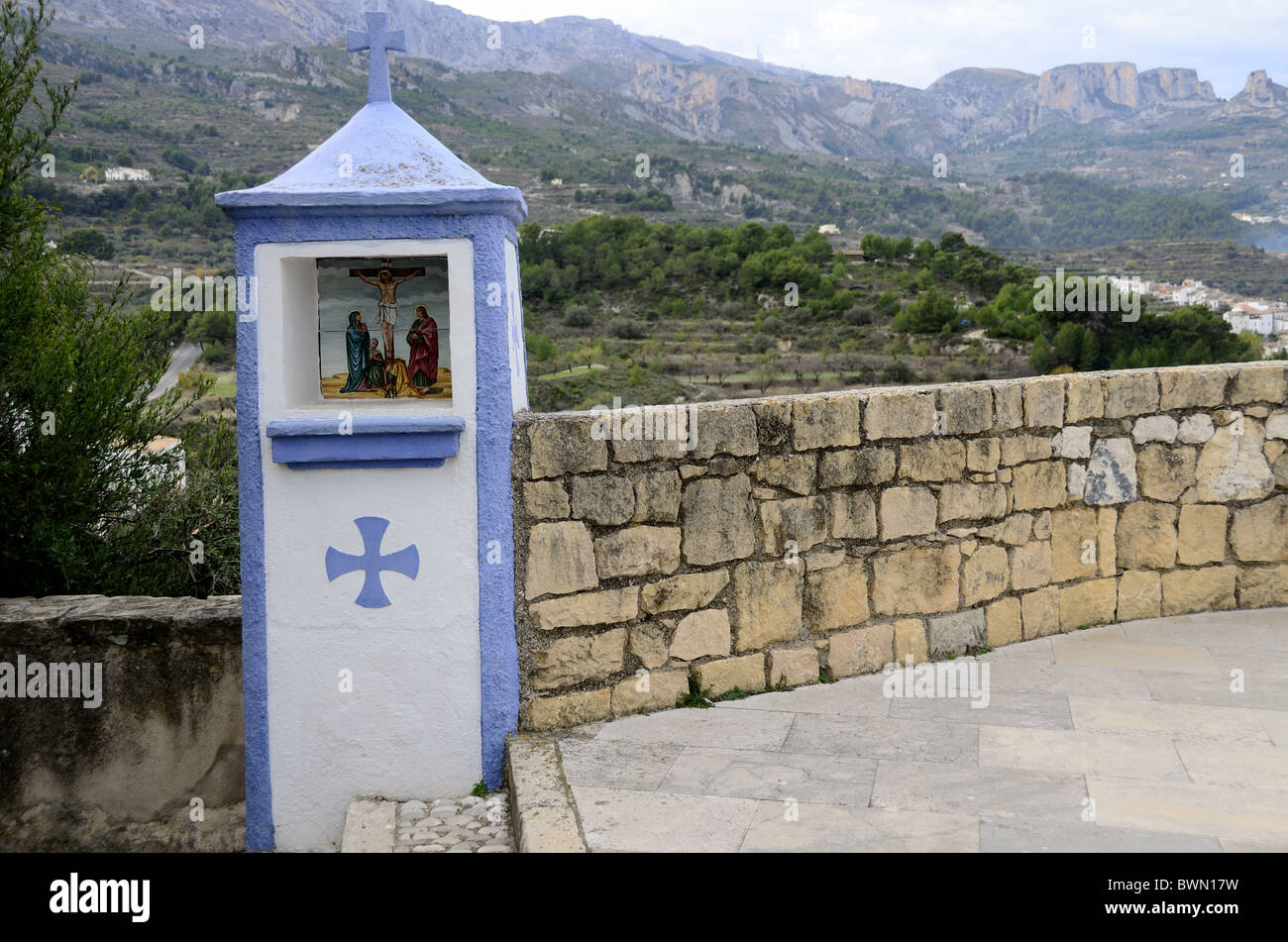 Guadalest. Historic Saint Joseph Castle (aka Castillo de Sant Josep or ...
