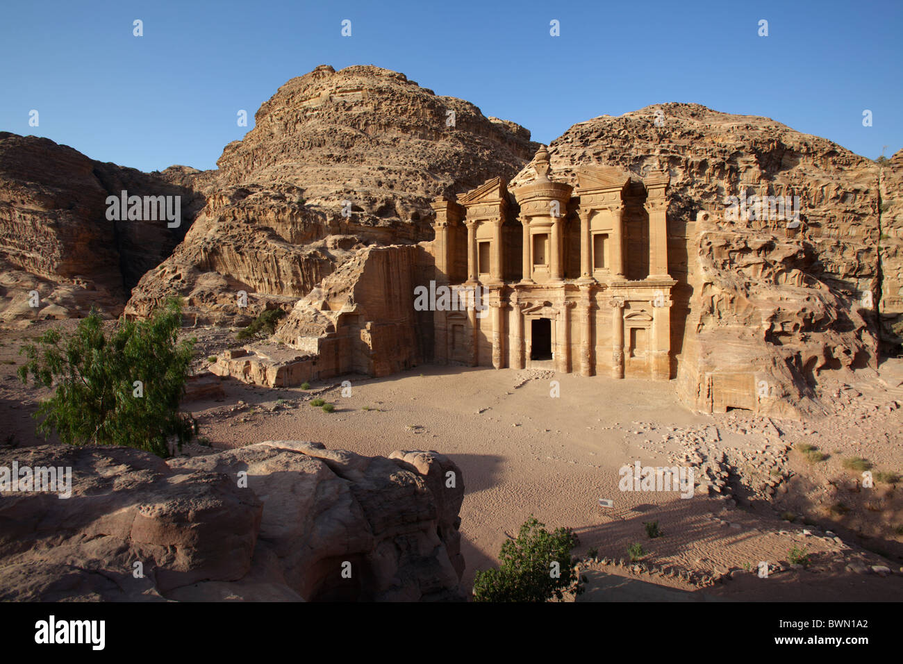 El Deir or Monastery, Petra, Jordan Stock Photo - Alamy