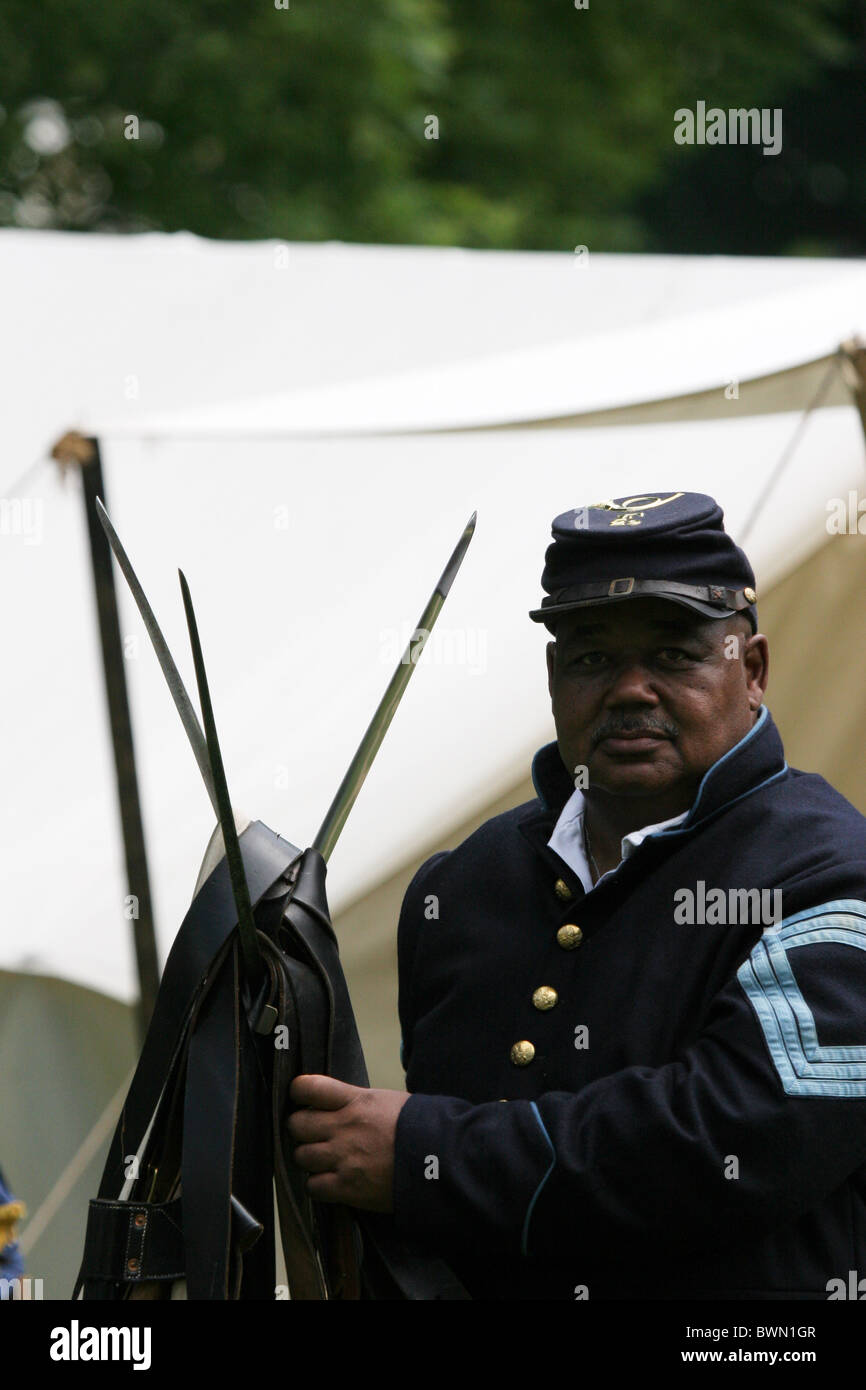An African American civil war soldier Stock Photo - Alamy