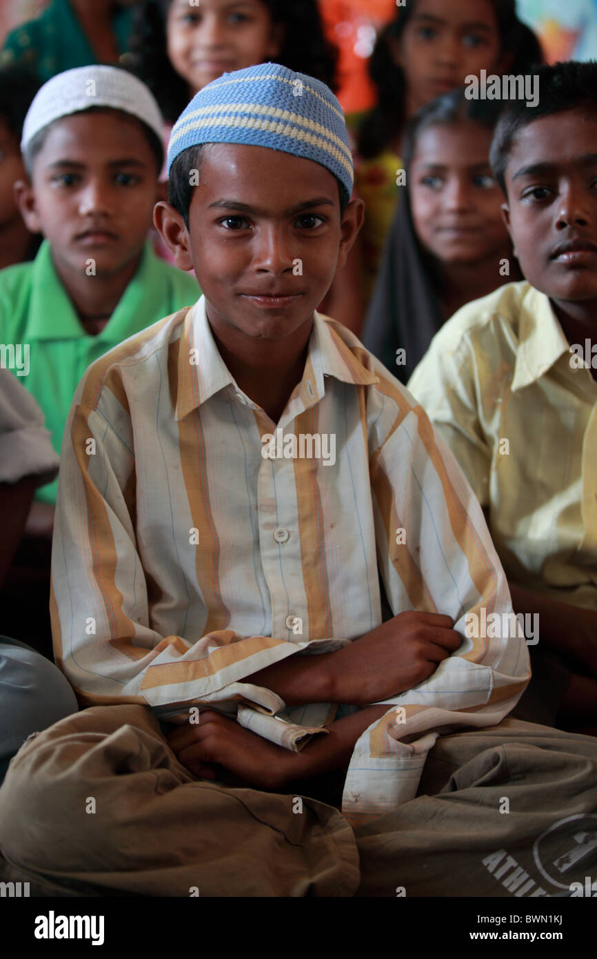 muslim kids Andhra Pradesh South India Stock Photo - Alamy