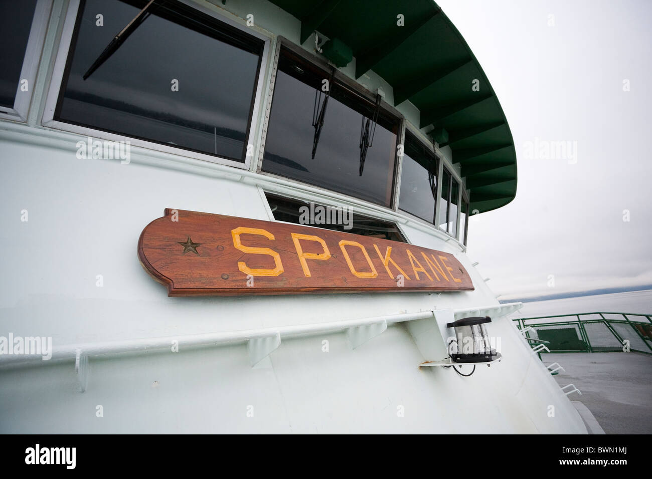 Name Plate for the Jumbo Class ferry, MV Spokane - Edmonds to Kingston ...