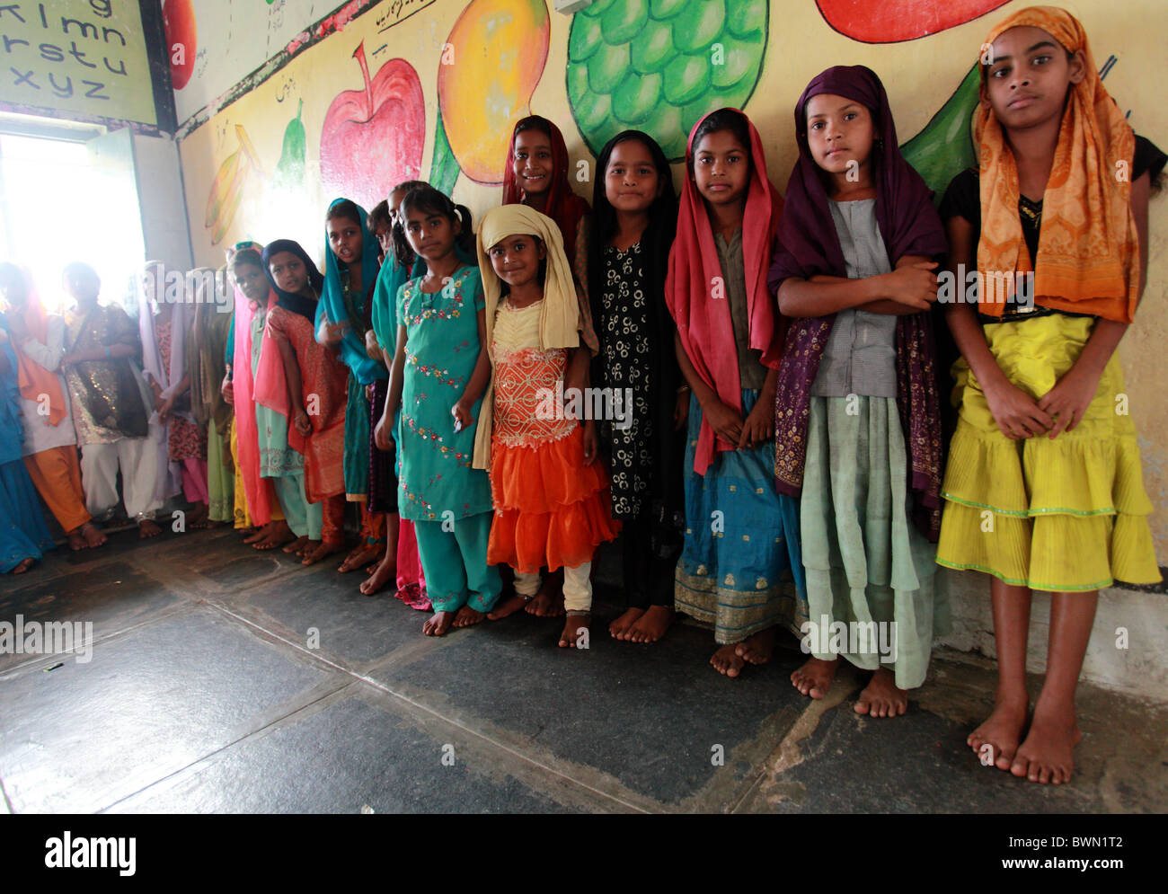 muslim kids Andhra Pradesh South India Stock Photo - Alamy