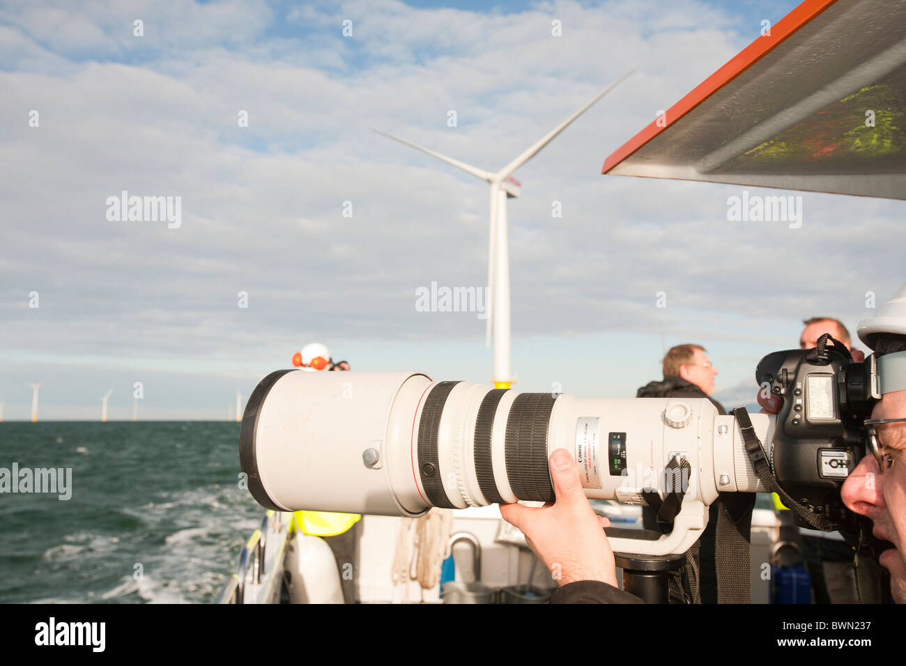 Transformer substation walney offshore wind hi-res stock photography ...