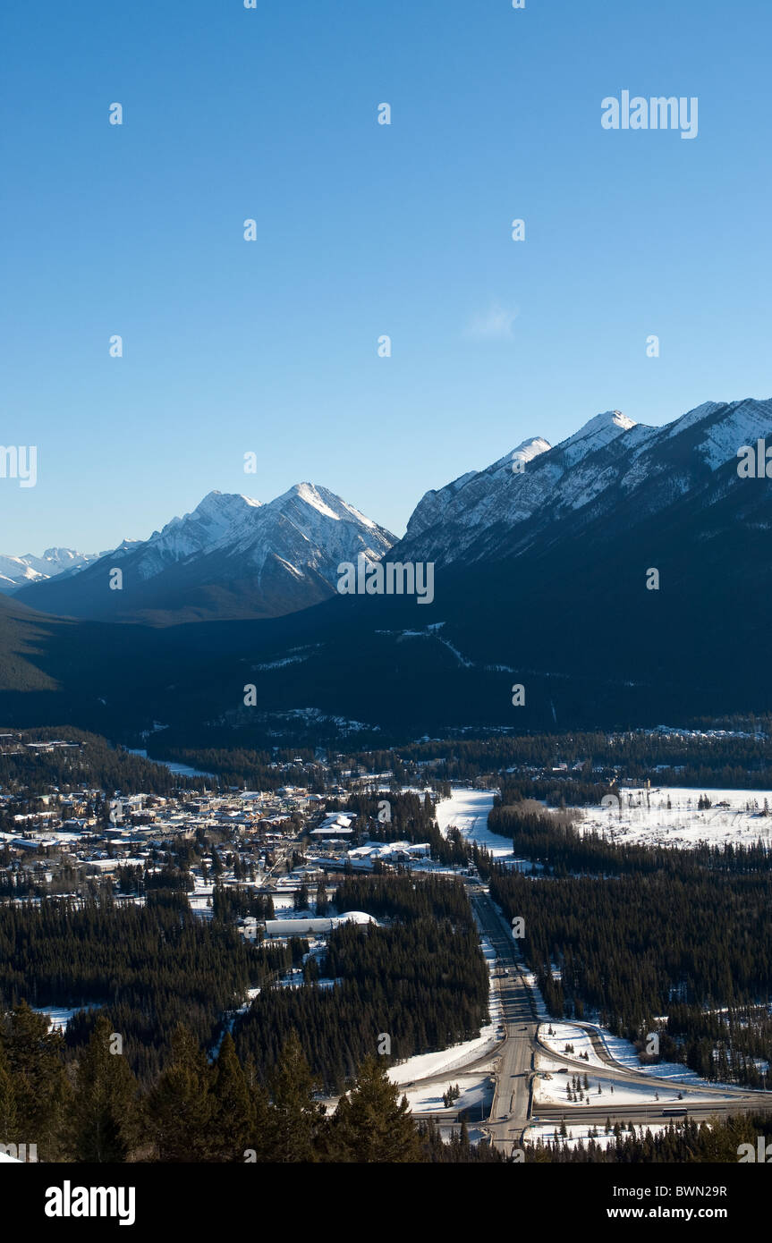 Overlook view banff canada hi-res stock photography and images - Alamy