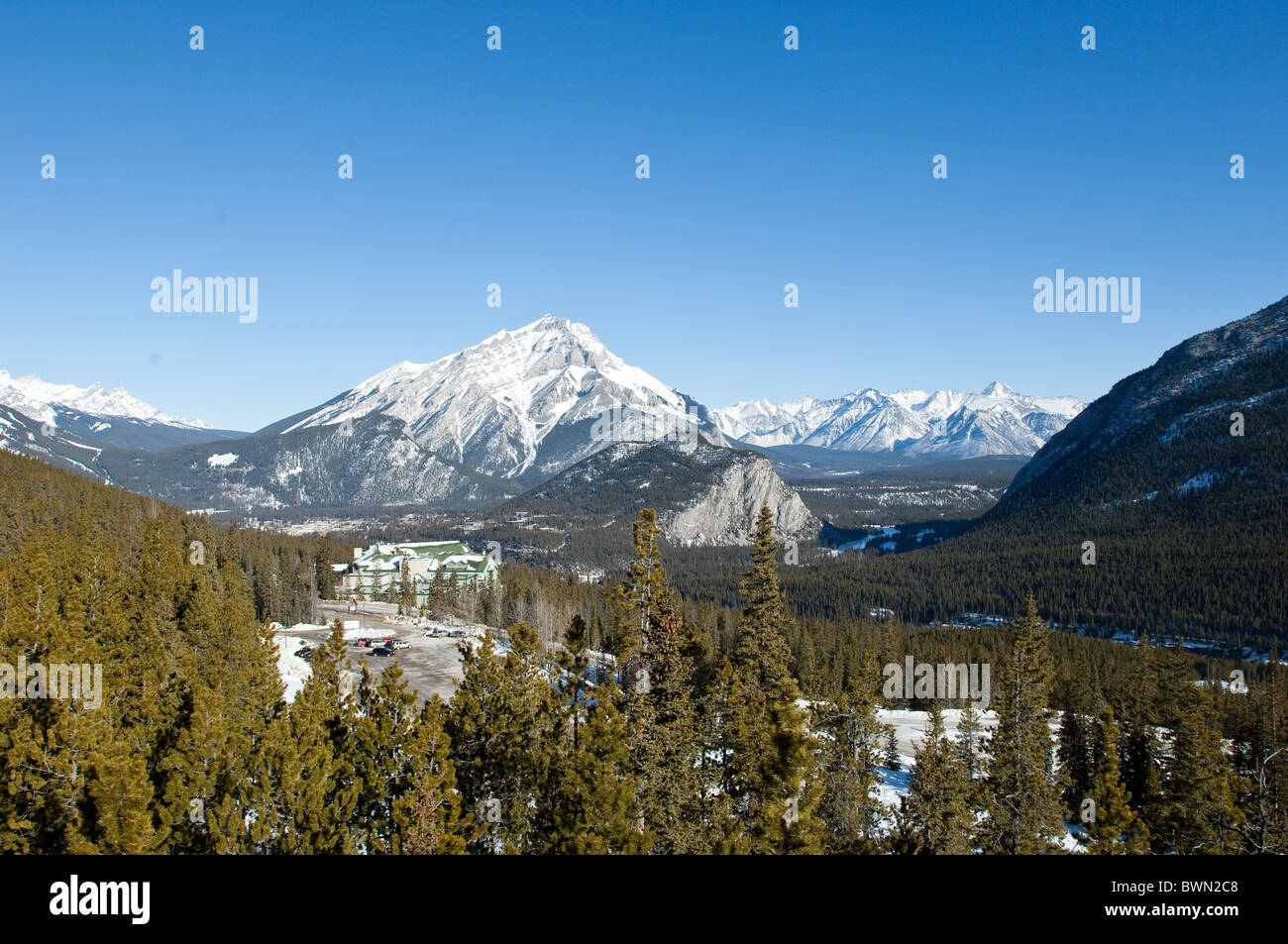 Banff, Alberta, Canada. Bow River Valley Sulphur Mountain, Banff ...