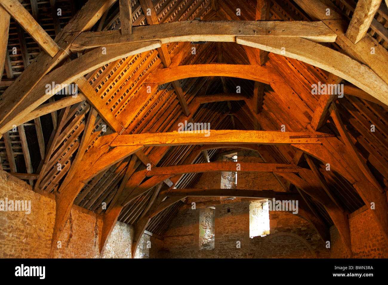 Tithe barn lacock hi-res stock photography and images - Alamy