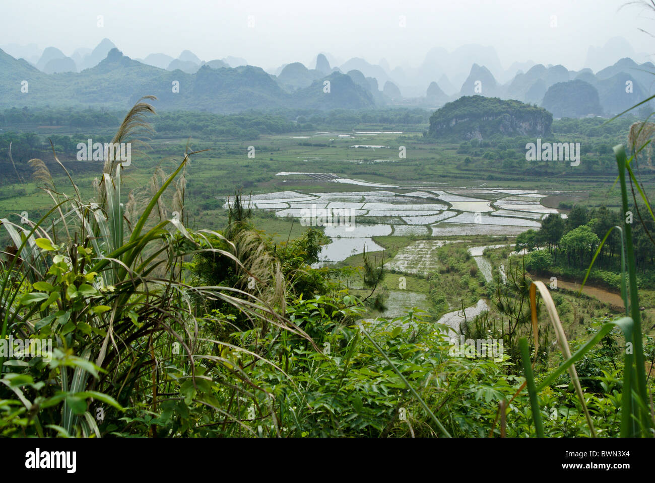 Karst landscape of Guangxi, China Stock Photo - Alamy