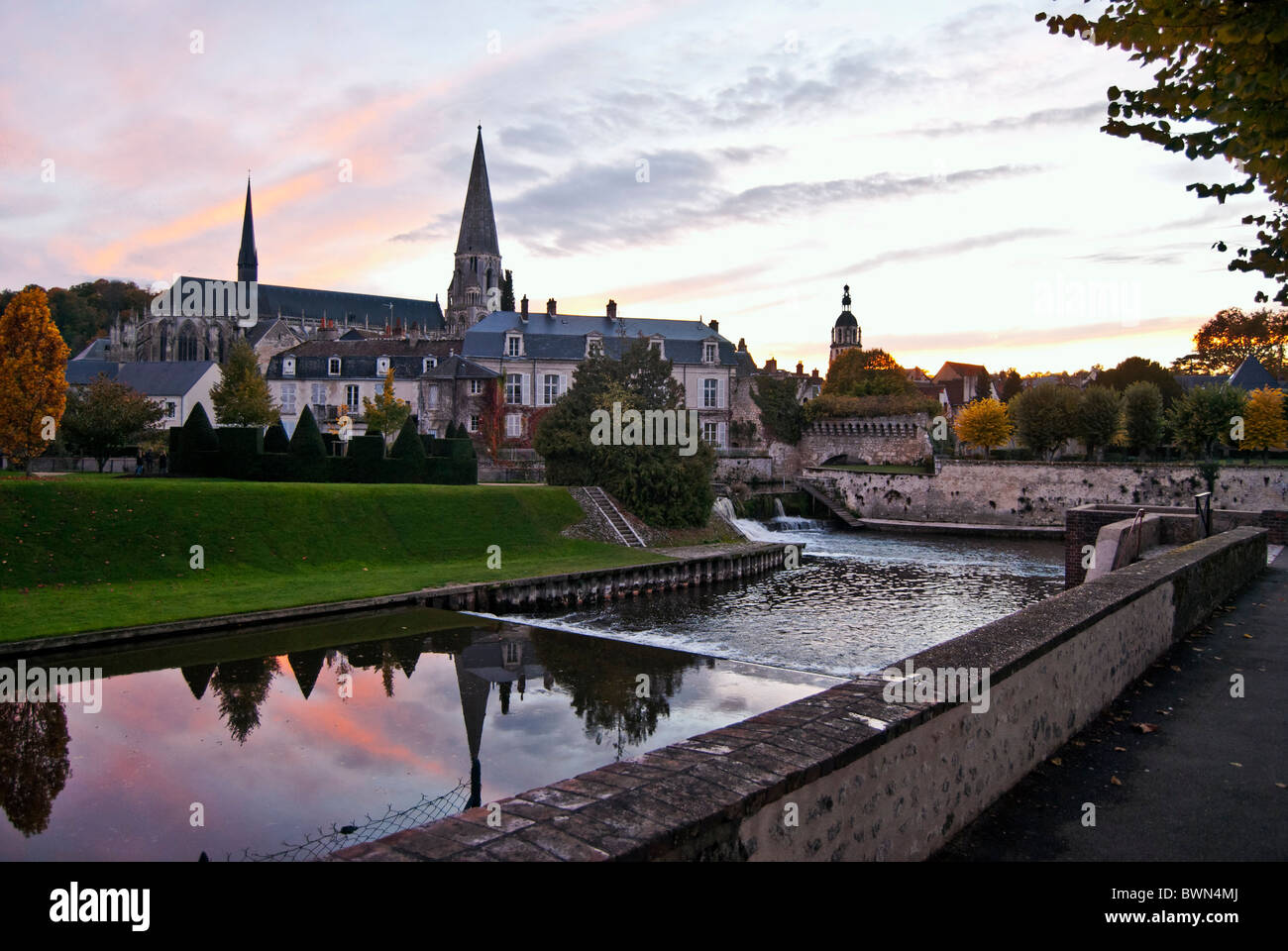 Vandome Sur Loir, Loire, France Stock Photo - Alamy
