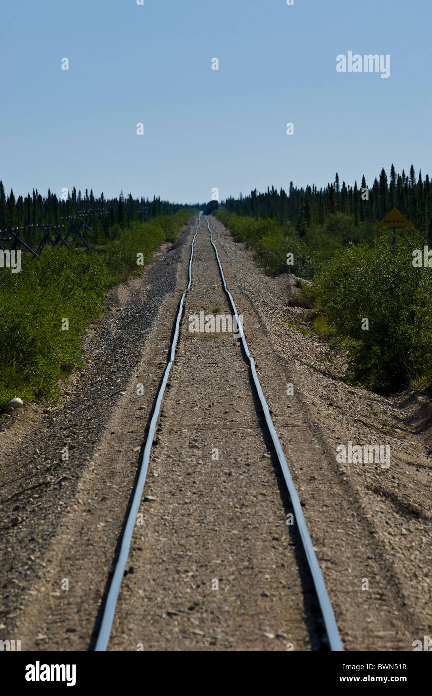 Warped railroad track hi-res stock photography and images - Alamy