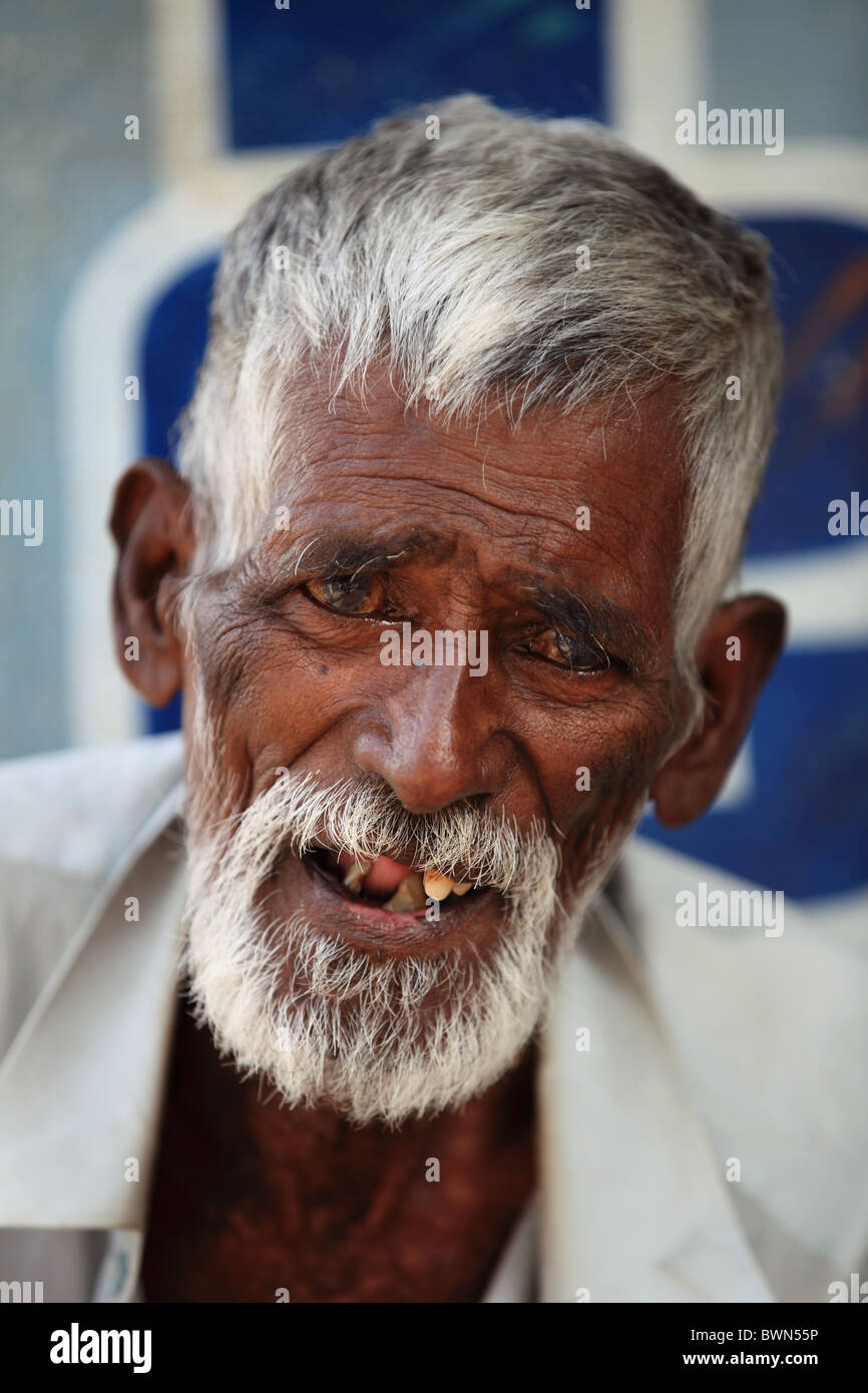 old man Andhra Pradesh South India Stock Photo - Alamy