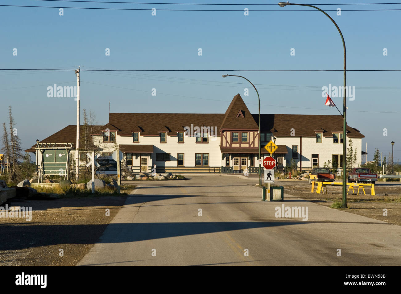 Churchill railway station downtown Churchill, Cape Merry, Churchill ...