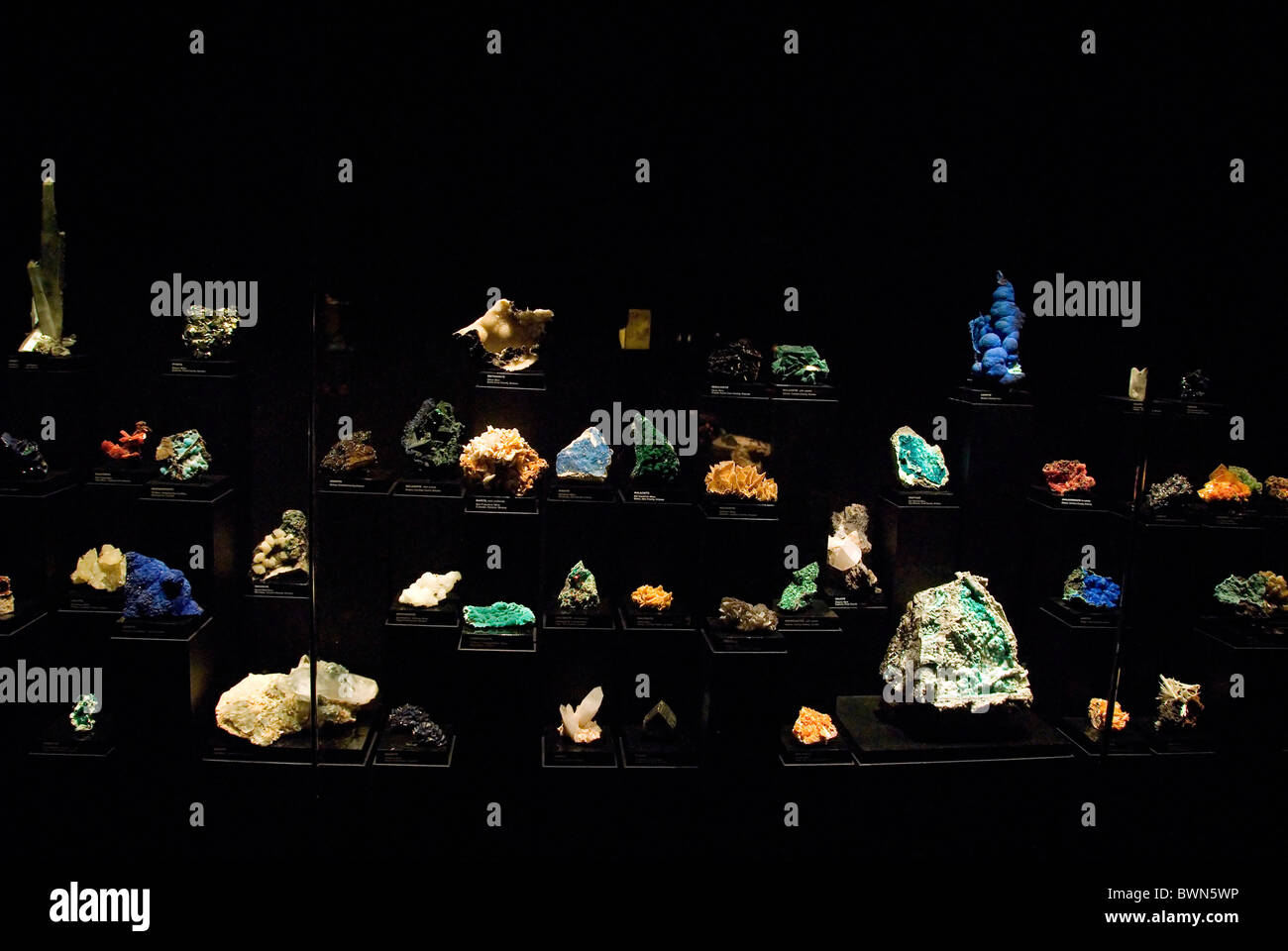 Mineral Display Arizona Sonora desert Museum USA America United States ...