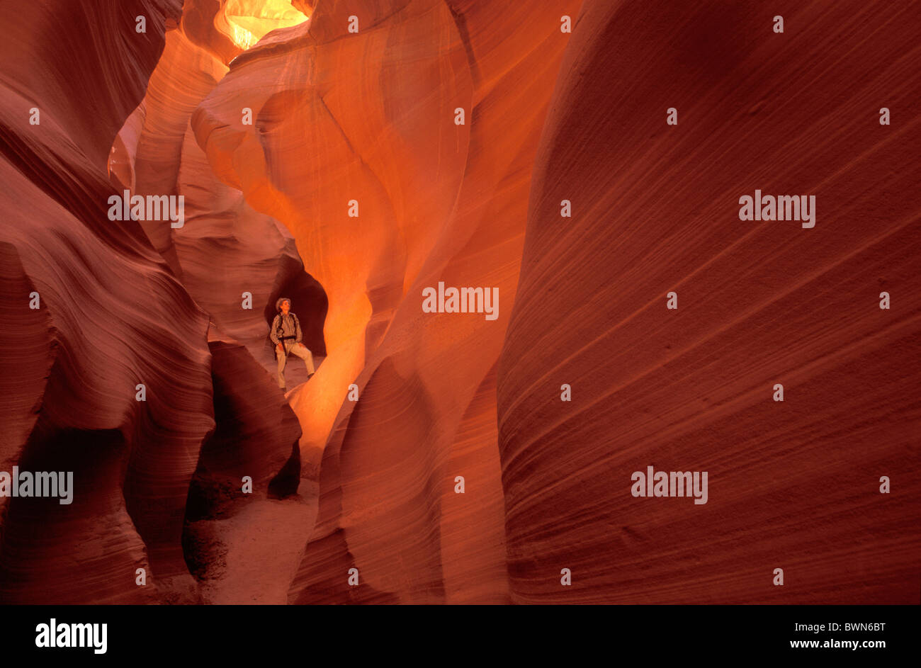 USA America United States North America Slot canyon Lower Antelope ...
