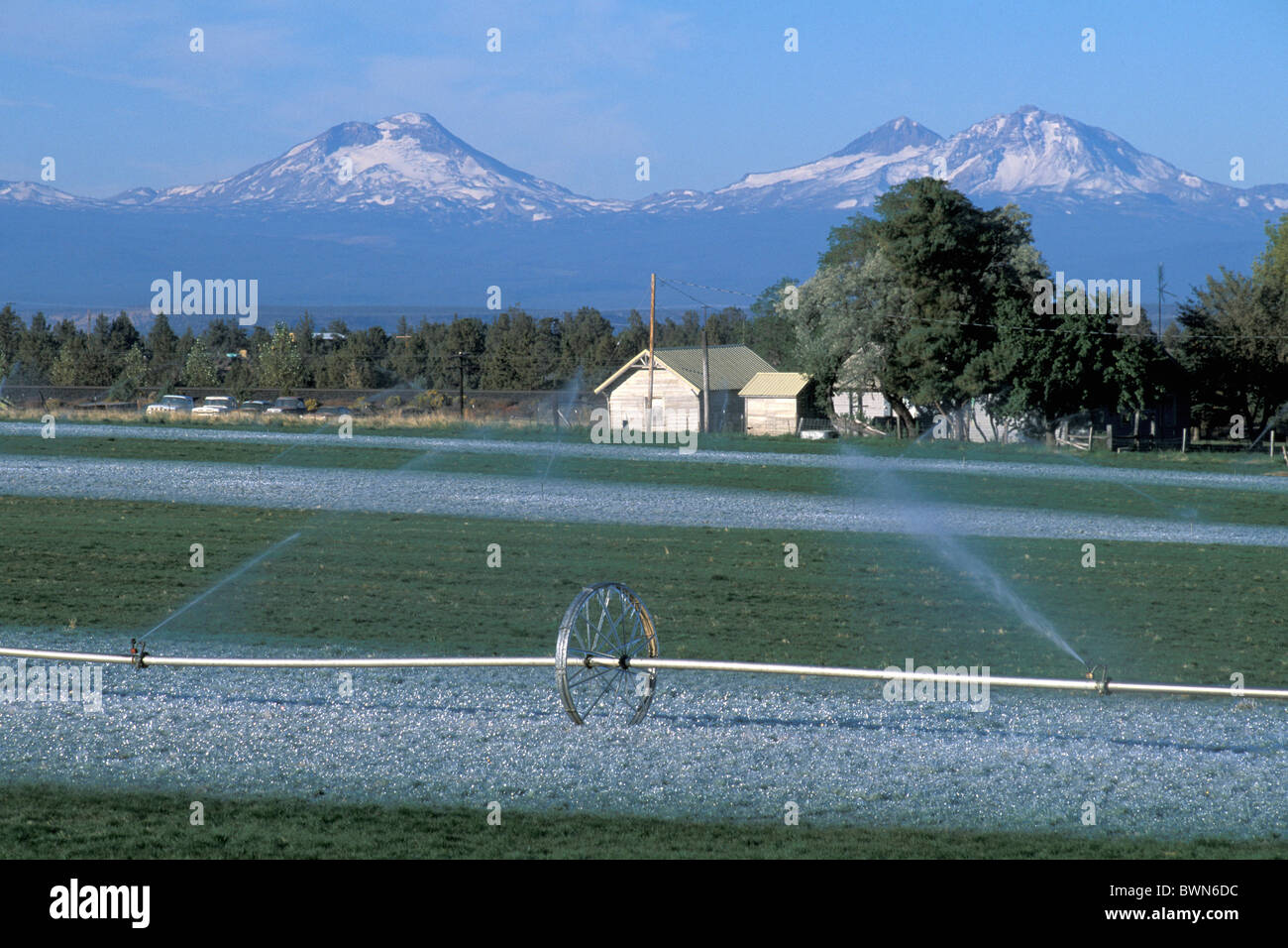 USA America United States North America Irrigation fields Three sisters ...