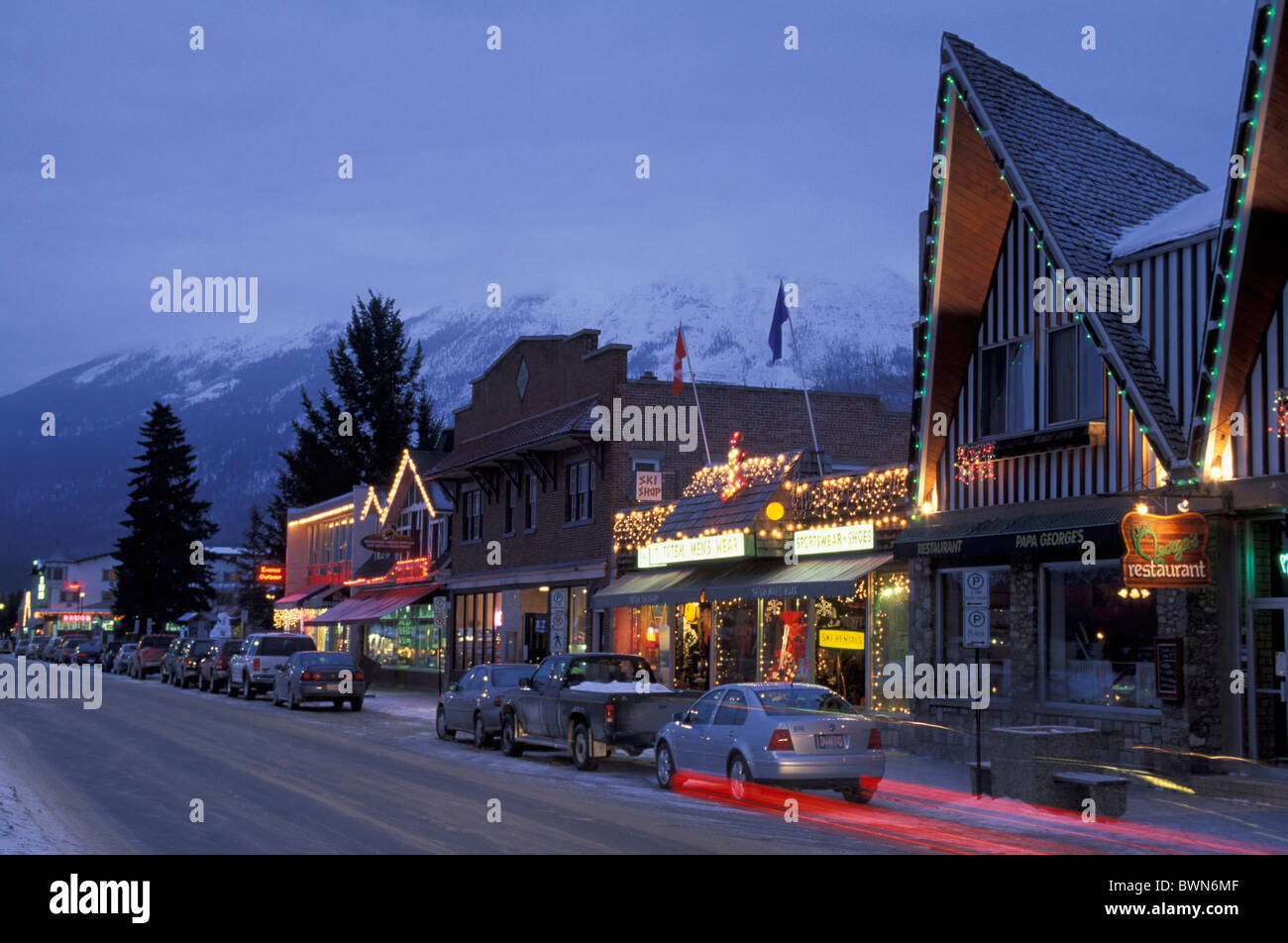 Canada North America America Jasper Town Jasper national park UNESCO ...