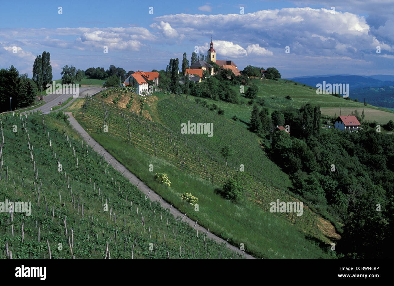 Austria Europe Kitzeck Styria Kitzeck im Sausal settlement church Our ...