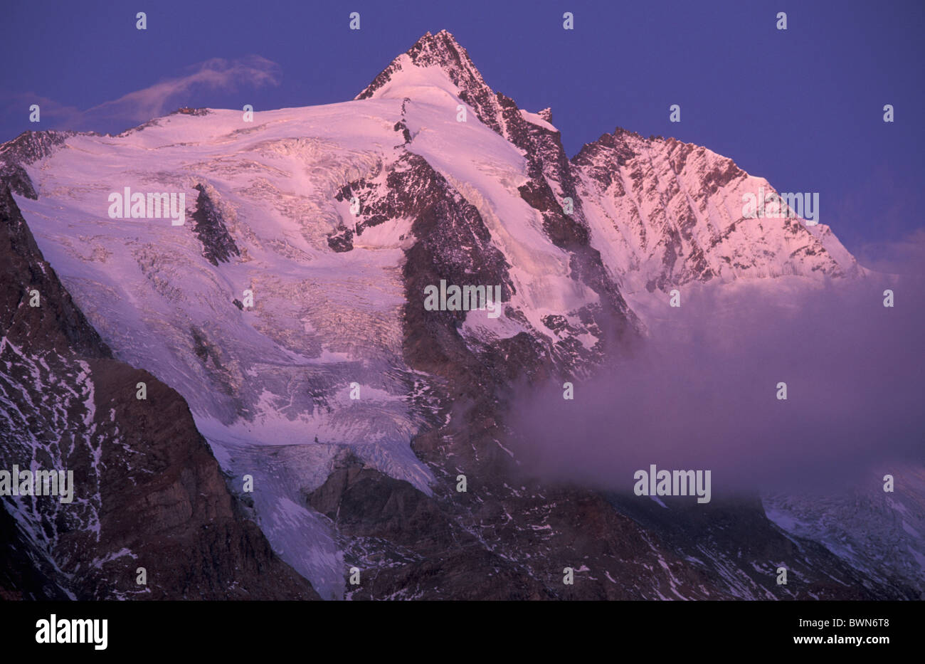 Austria Europe Mount Grossglockner Karnten Carinthia landscape Eastern ...