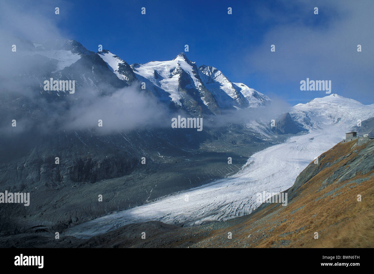 Austria Europe Mount Grossglockner Karnten Carinthia landscape Eastern ...
