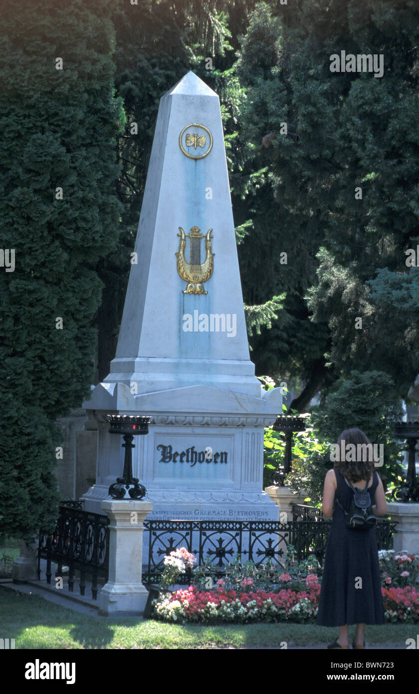 Austria Europe Zentralfriedhof Ludwig van Beethoven Vienna Gravestone ...
