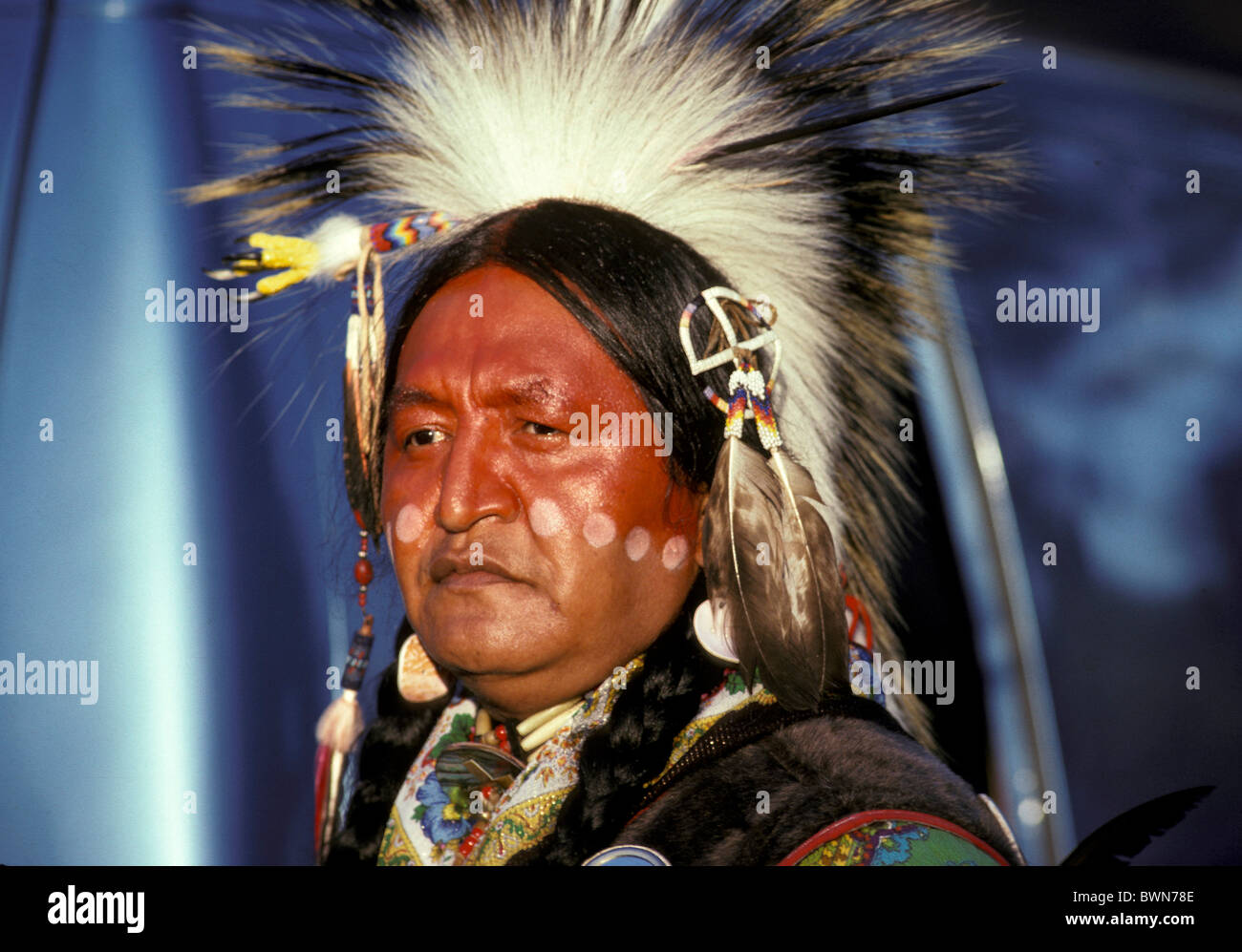 Canada North America America Percy Casper Traditional Dancer Shuswap ...