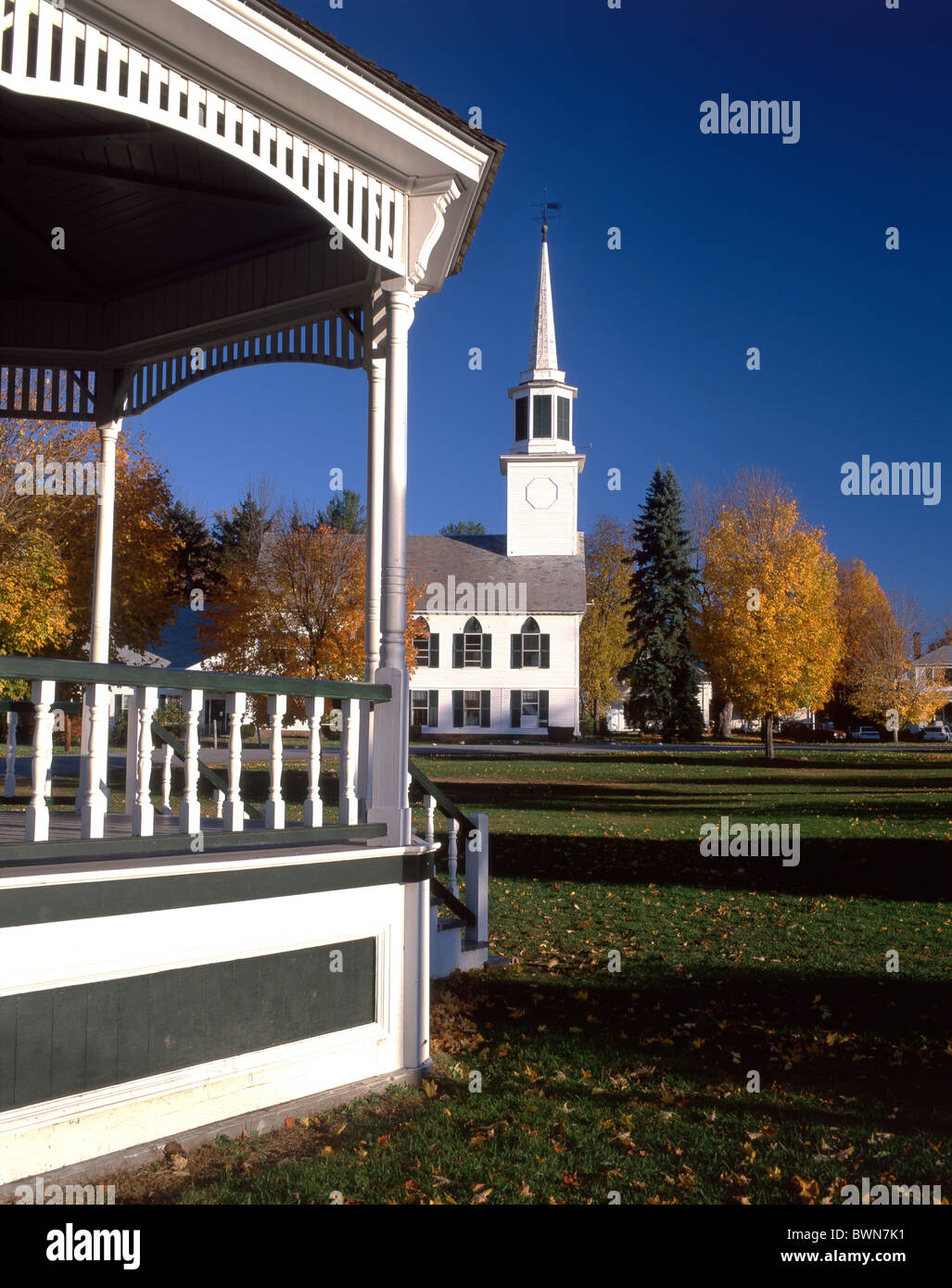 USA America United States North America Indian summer Townshend Vermont ...