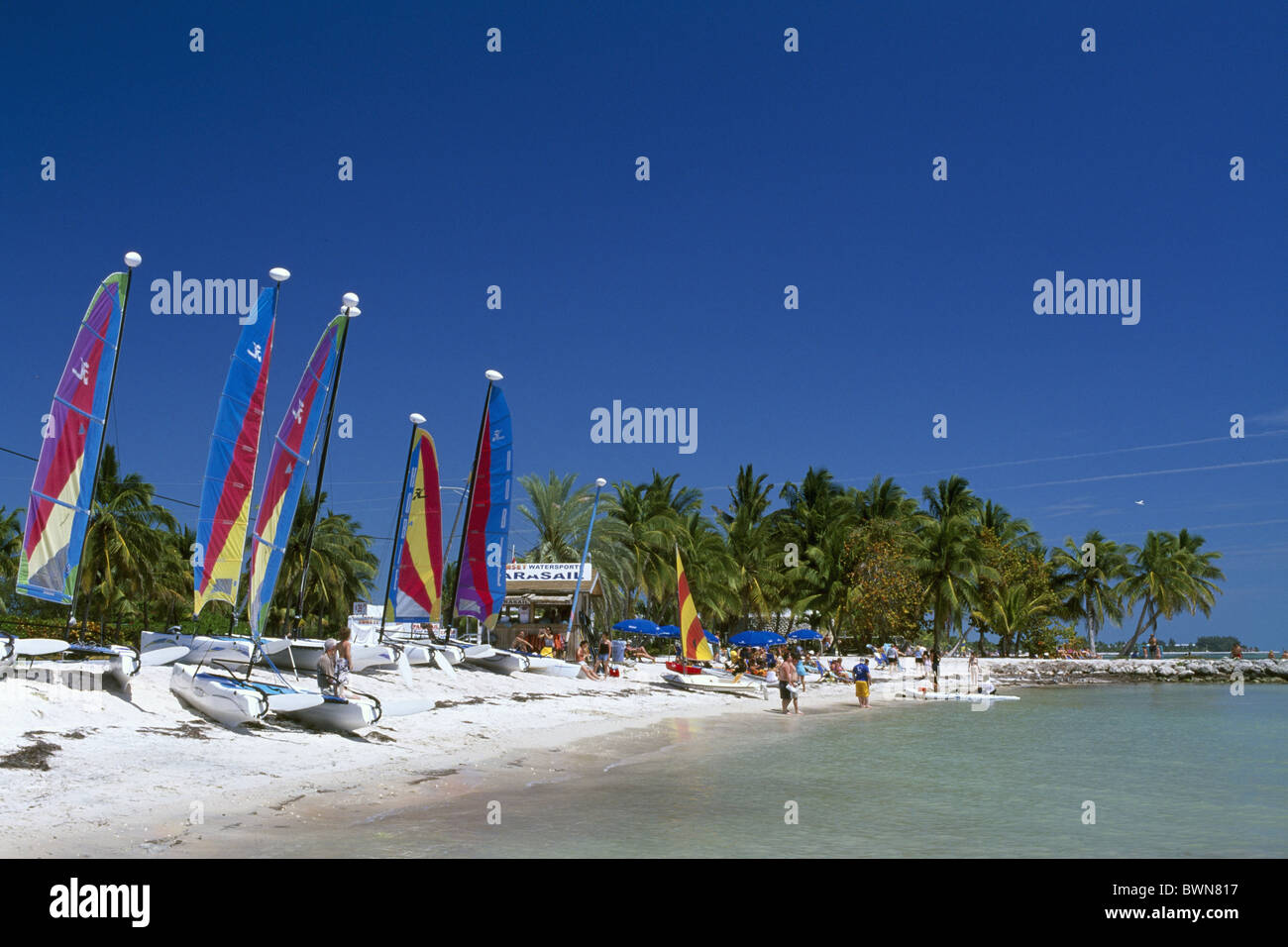 Smathers Beach Key West Keys Florida USA America United States North ...