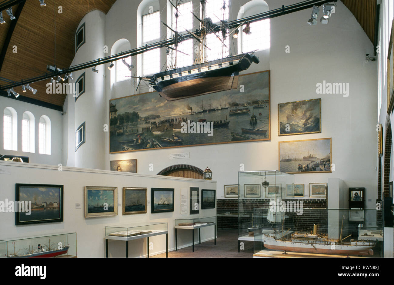 Navy museum Kiel Germany Europe Schleswig-Holstein Museum Baltic Sea ...