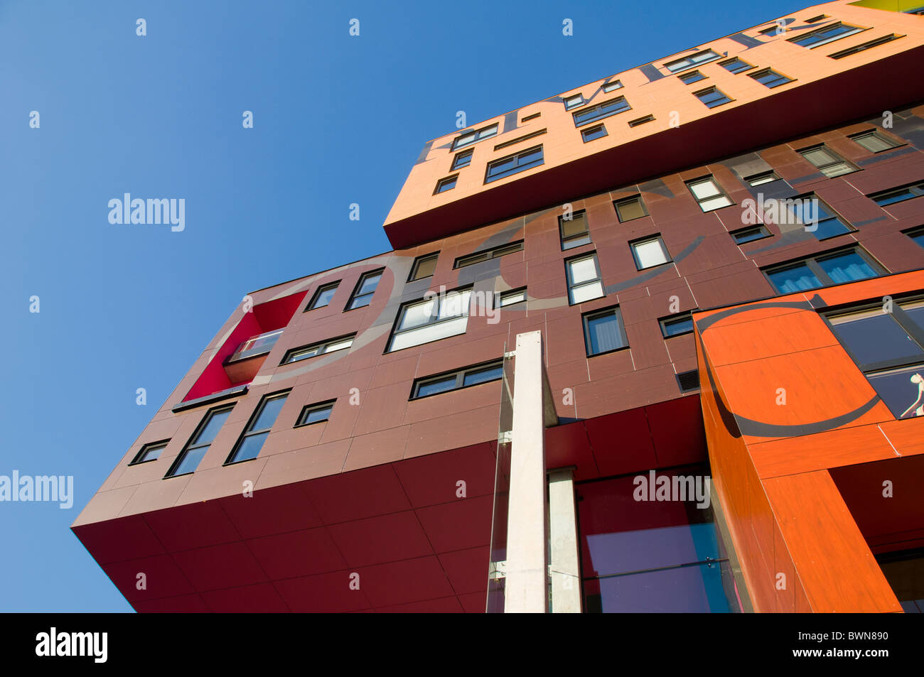The Chips apartment building, designed by Will Alsop, New Islington ...