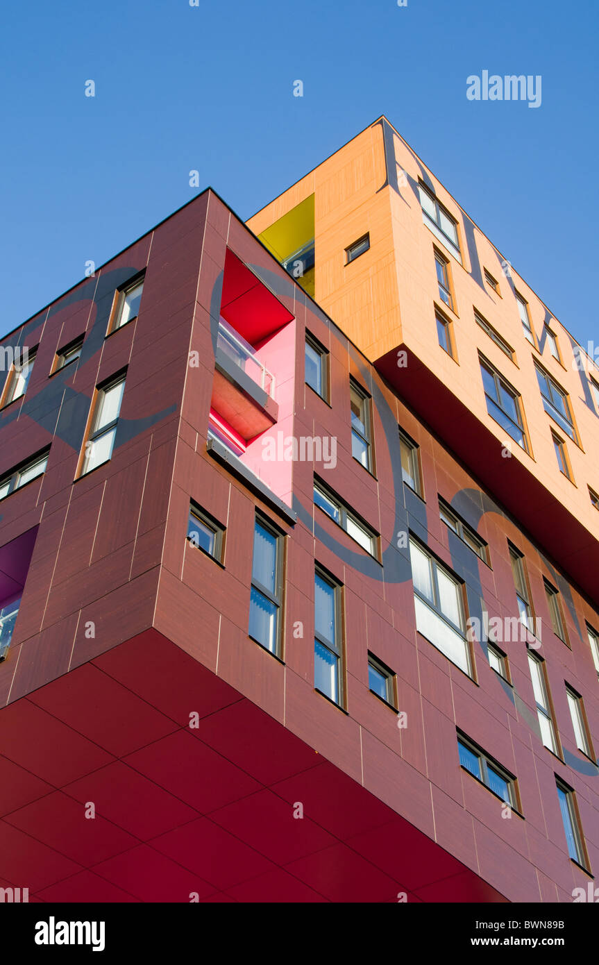 The Chips apartment building, designed by Will Alsop, New Islington ...