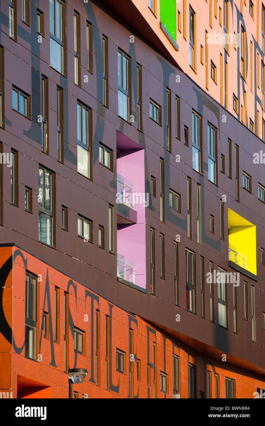 Detail from the Chips apartment building, designed by Will Alsop, New ...